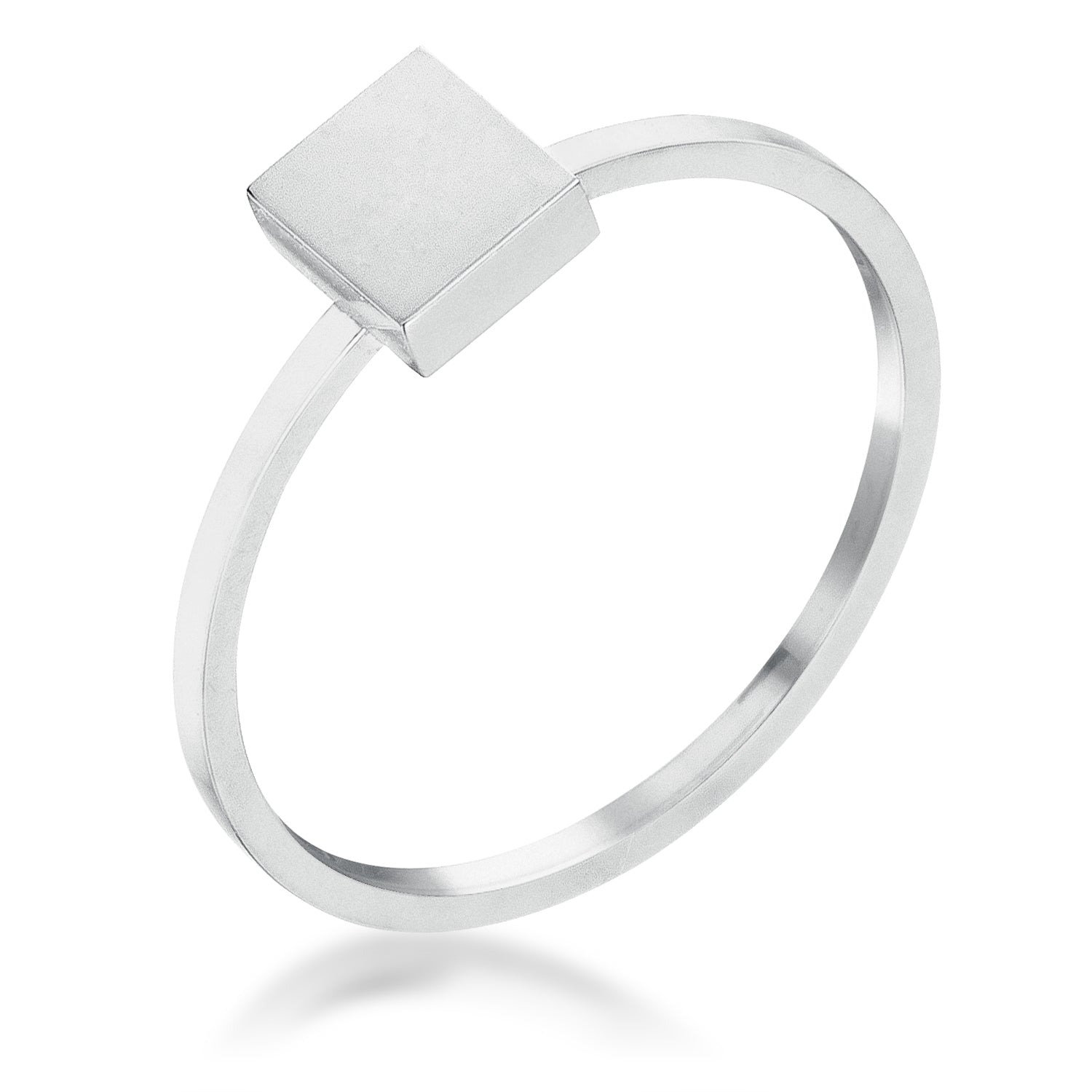 Stainless Steel Square Stackable Ring – The Mega Vault